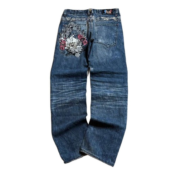 BIG TRAIN | Jeans | Vintage Big Train Japanese Embroidered Y2k Baggy ...
